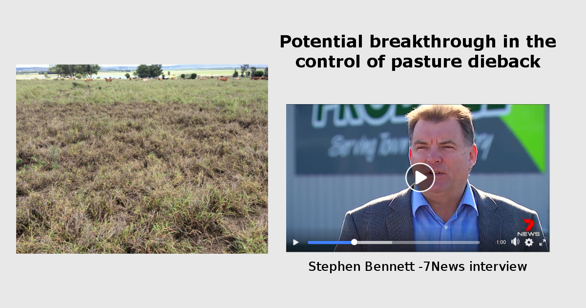 Pasture Dieback - interviews Brian Gordon and Stephen Bennett